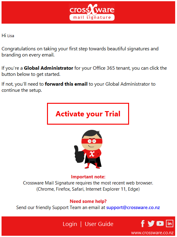 How can I trial Crossware Mail Signature for Office 365? | Crossware ...