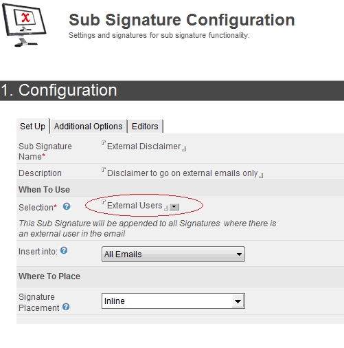 Can I have a local signatures for Notes and Server signatures for ...